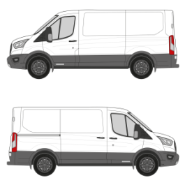 Ford Transit Modular Van Racking - 130" Wheelbase, Low Roof | bott Smartvan