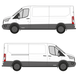 Ford Transit Modular Van Racking - 148" Wheelbase, Low Roof